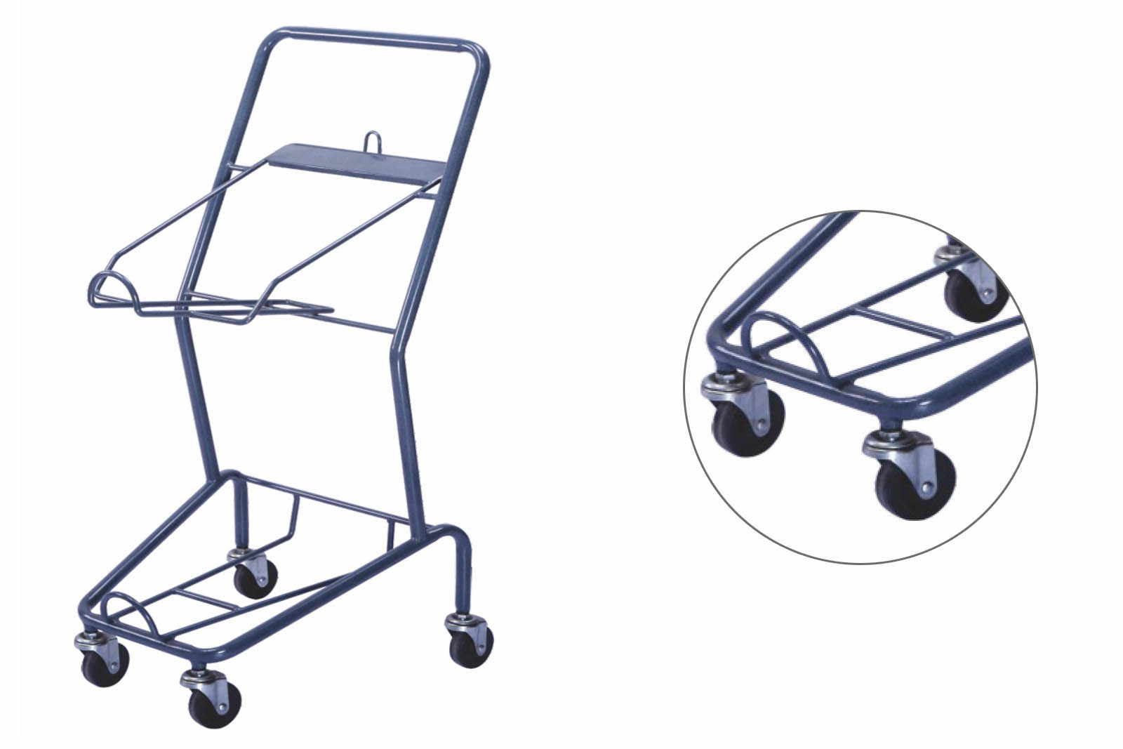 KAΡΟΤΣΙ ΜΕ ΚΑΛΑΘΙ 560x430x970mm - Raffex